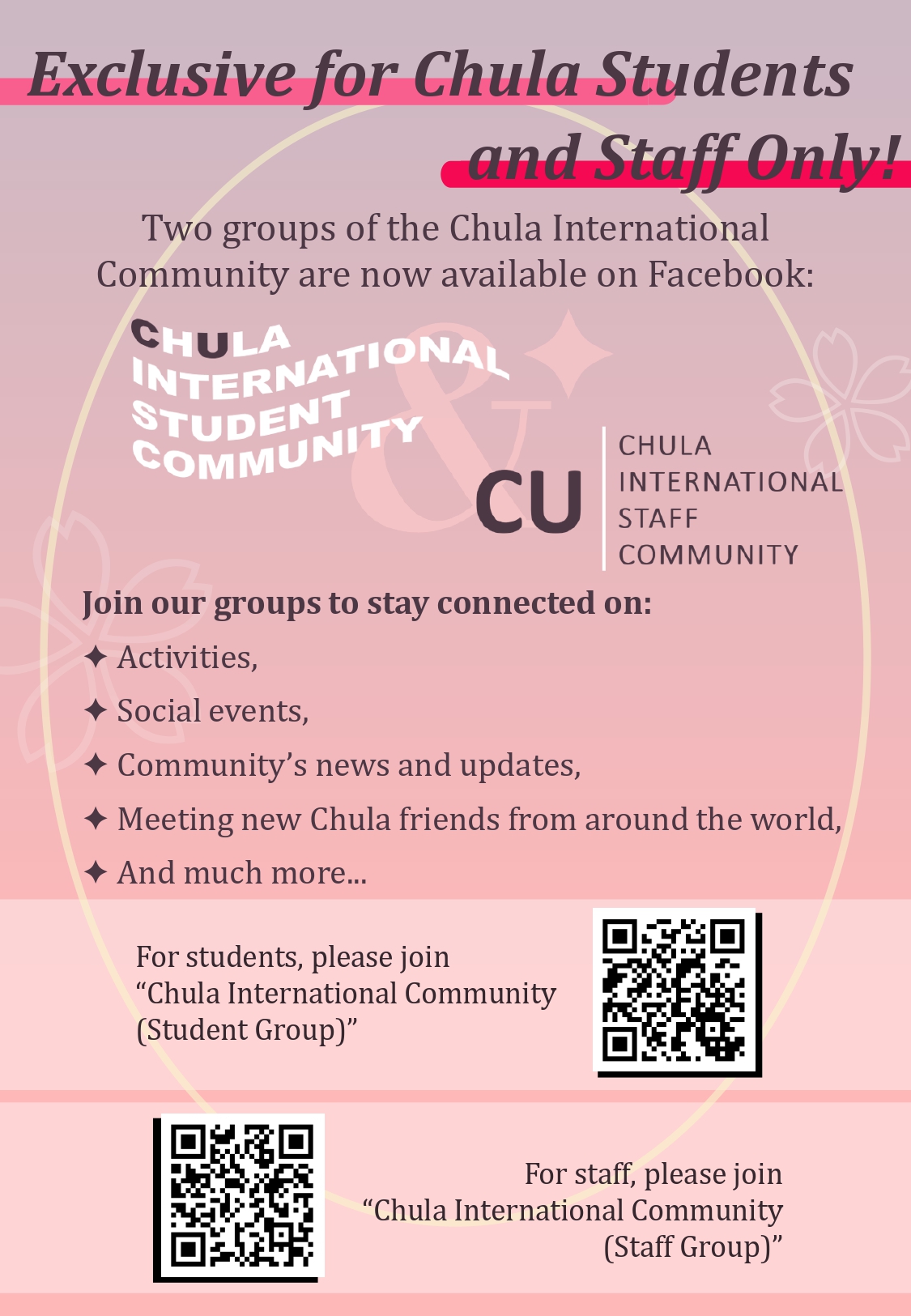 Exclusive for Chula Students and Staff Only! – งานวิจัยและบริการวิชาการ
