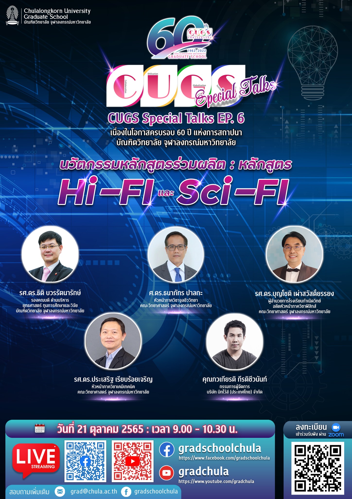 ประชาสัมพันธ์ บัณฑิตวิทยาลัยขอเรียนเชิญผู้บริหาร คณาจารย์ นักวิจัย ...