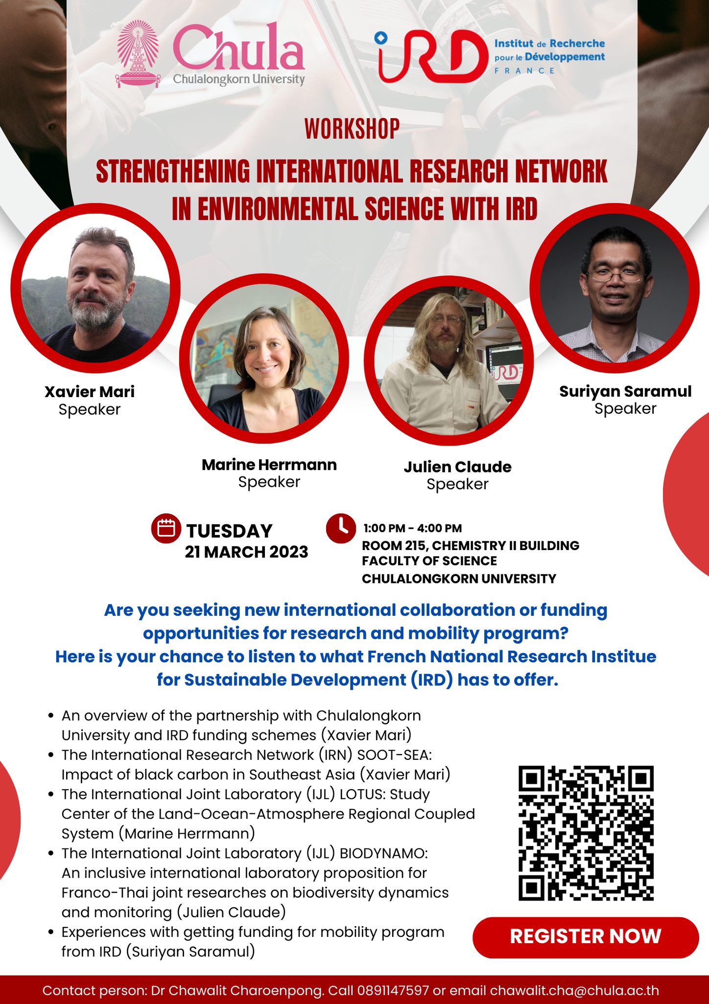 ขอประชาสัมพันธ์ผู้ที่สนใจเข้าร่วมการสัมมนา Strengthening International ...